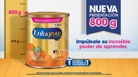 Nutrición infantil y desarrollo del bebé | EnfaBebé Colombia